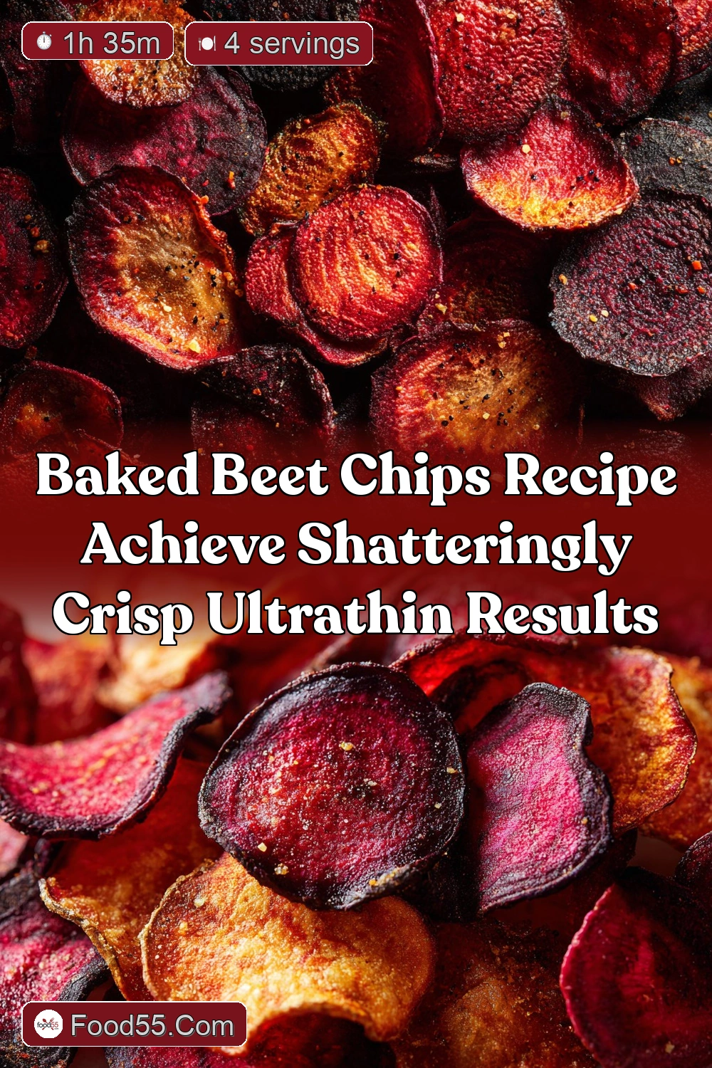 Baked Beet Chips Get the Ultimate Crispy Crunch from the…