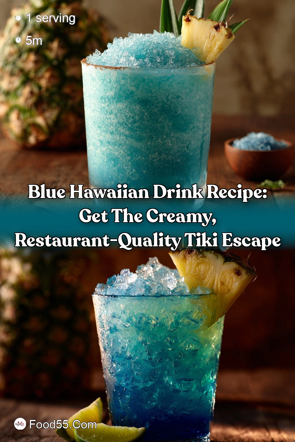 Blue Hawaiian Drink: The Ultimate 5-Minute Tiki Cocktail…