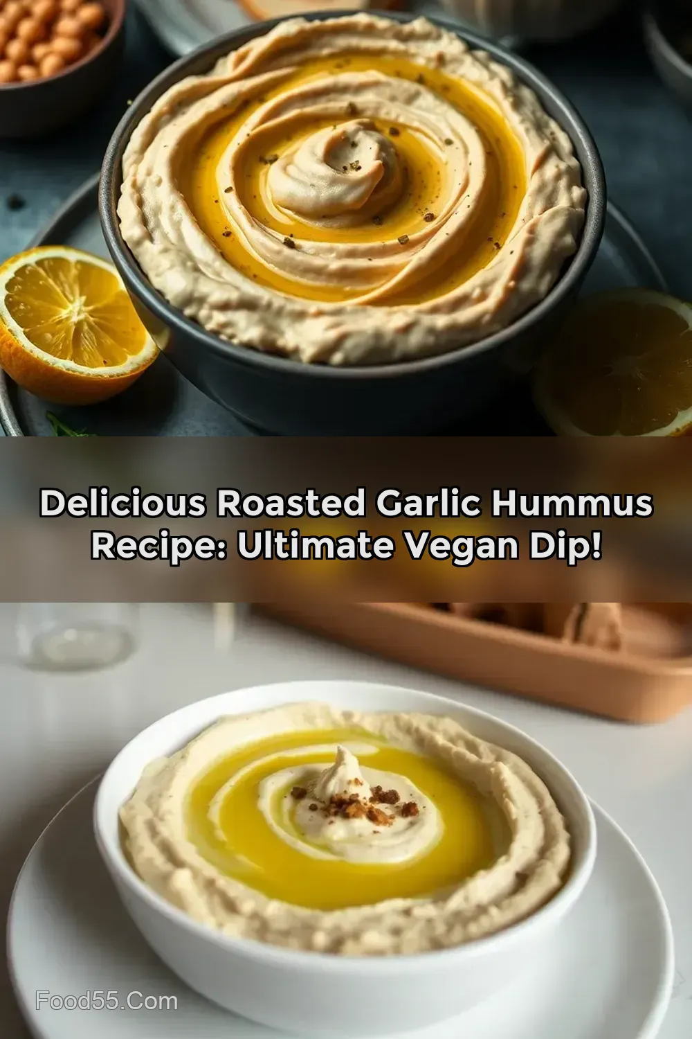 Irresistibly Creamy Roasted Garlic Hummus Recipe: A Simple…
