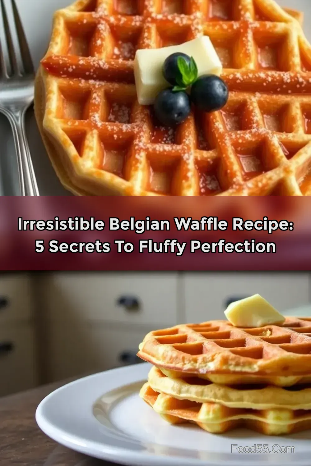 Classic Belgian Waffle Recipe: Fluffy & Golden Perfection