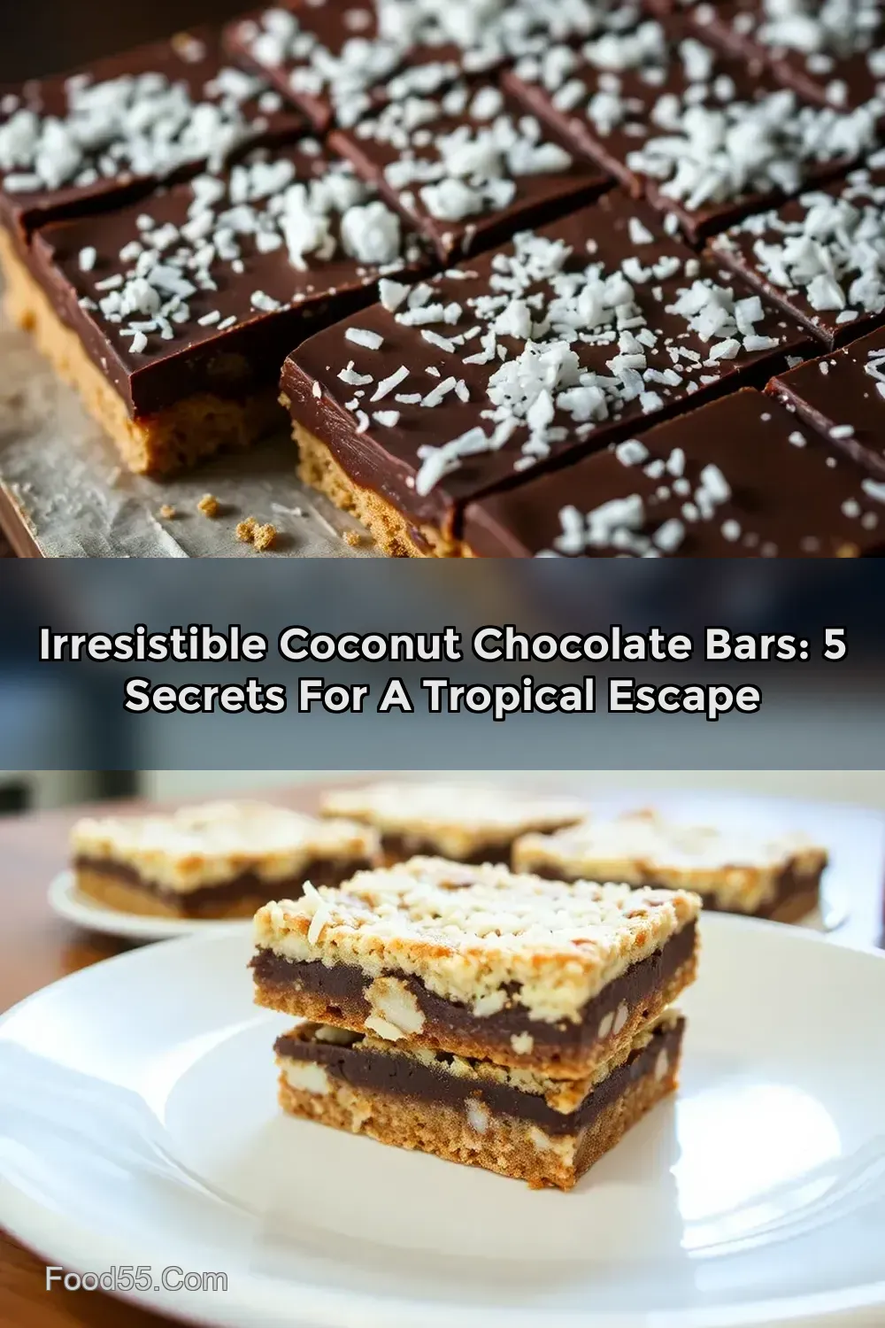 Easy Coconut Chocolate Bars: A Delicious Tropical…