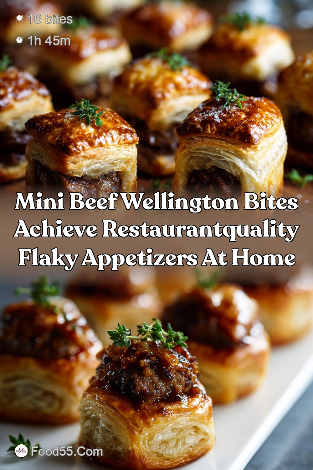 Mini Beef Wellington Bites Elegant Flaky Party Appetizer…