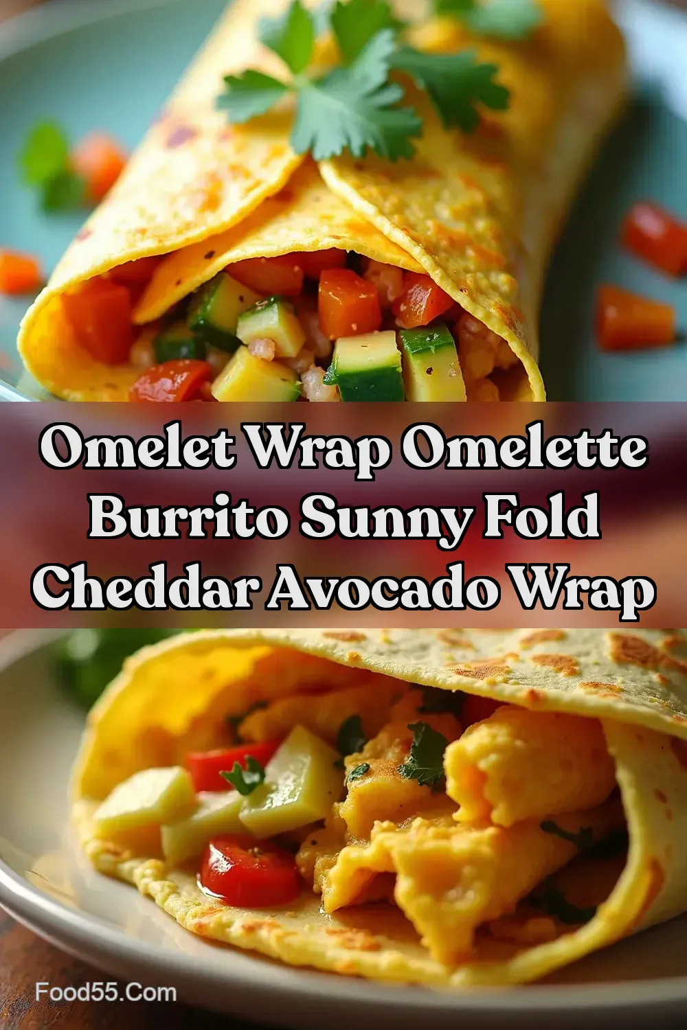 Sunny Fold Omelet Tortilla Breakfast Wrap My GoTo Weekday…