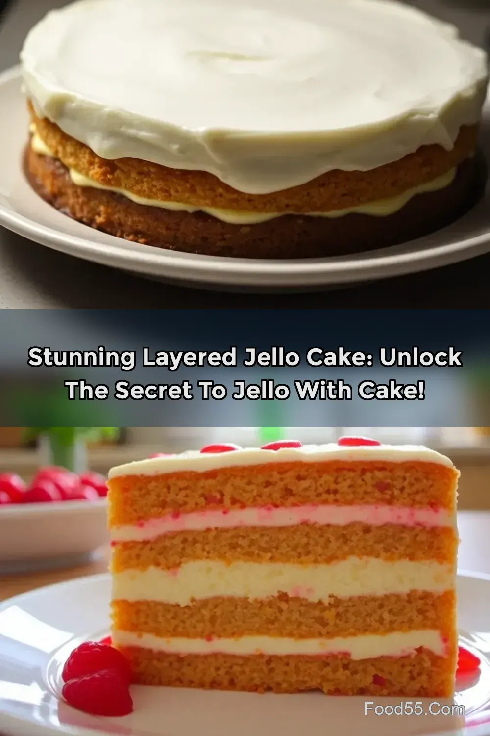Delicious Jello with Cake: My Jolly Layered Cake Recipe