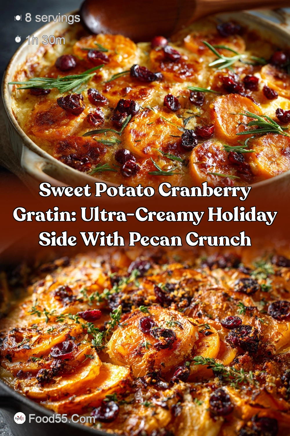 Sweet Potato Cranberry Gratin: The Elegant Maple-Kissed…