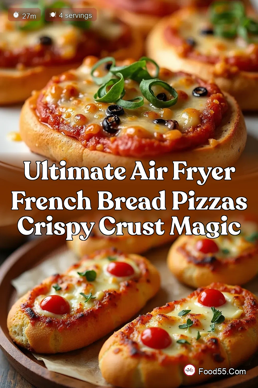 Air Fryer French Bread Pizzas Crispy Quick Weeknight Fix