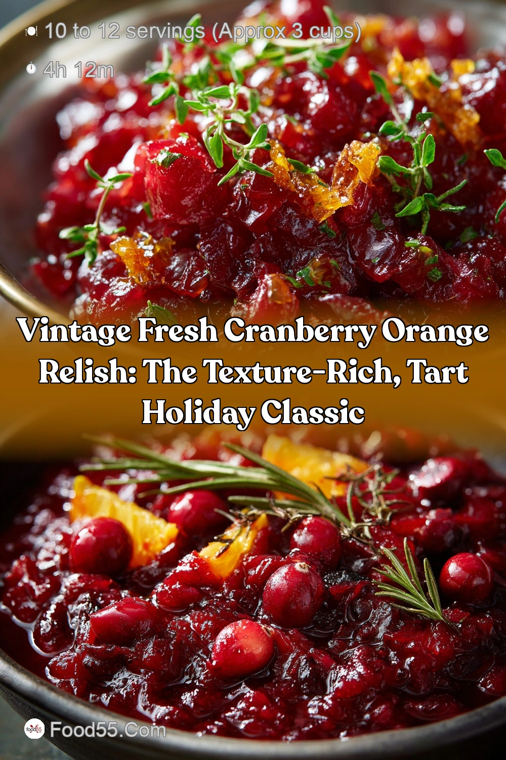 Vintage Fresh Cranberry Orange Relish: 12-Minute, No-Cook…