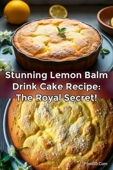 Lemon Balm Recipes: Royal Lemon Balm & Elderflower Cake!