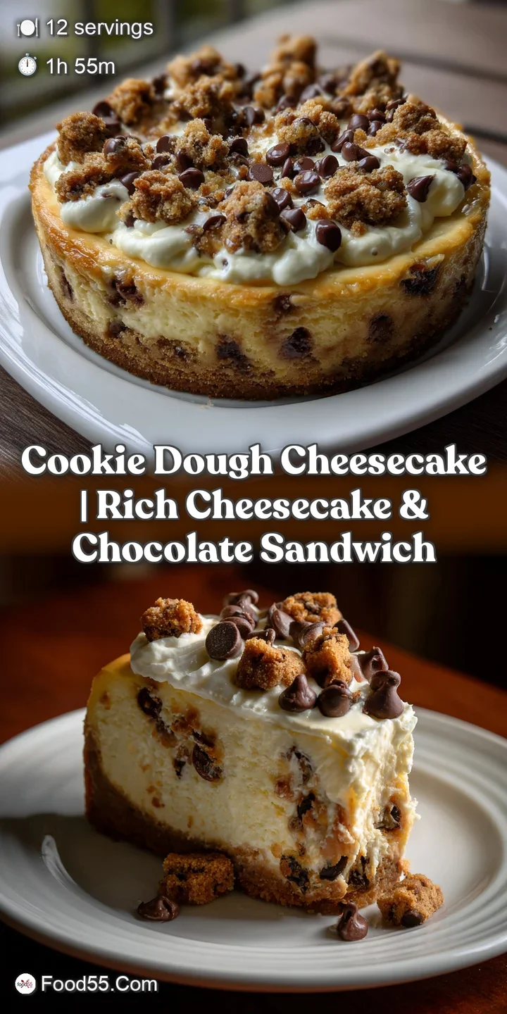 Cookie Dough Cheesecake: Ultimate Restaurant-Style Dessert…