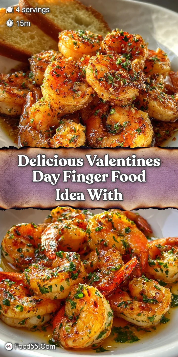 Delicious Valentines Day Finger Food Idea with Garlic…