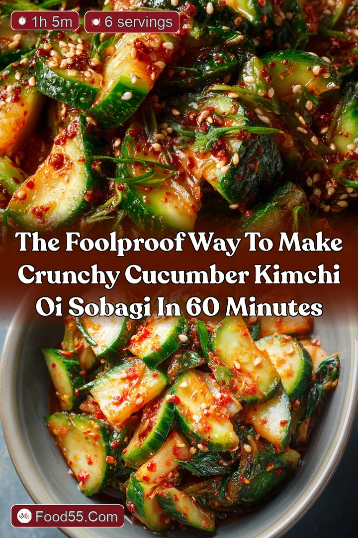 Oi Sobagi Fresh Fast Cucumber Kimchi Recipe The Crunchiest…