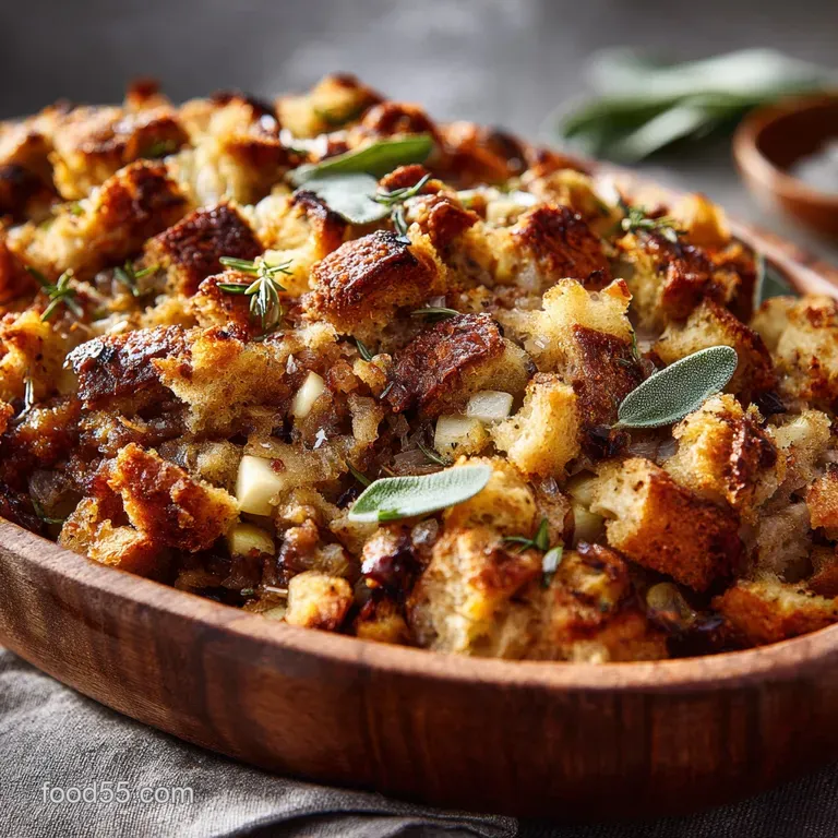 Thanksgiving Stuffing Recipe: Buttery Sausage, Apple, and…