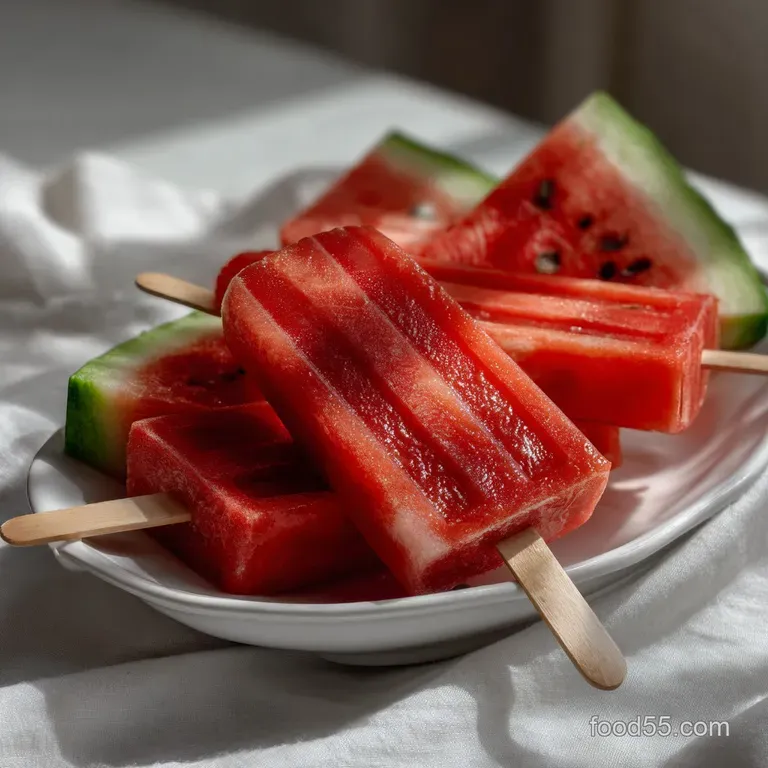 3 Ingredient Watermelon Popsicles No Bake: Velvety Smooth
